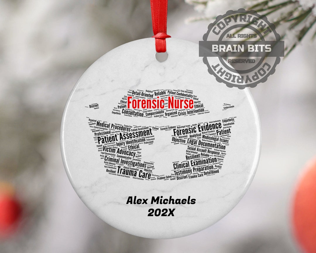Forensic Nurse Personalized Christmas Ornament - Etsy