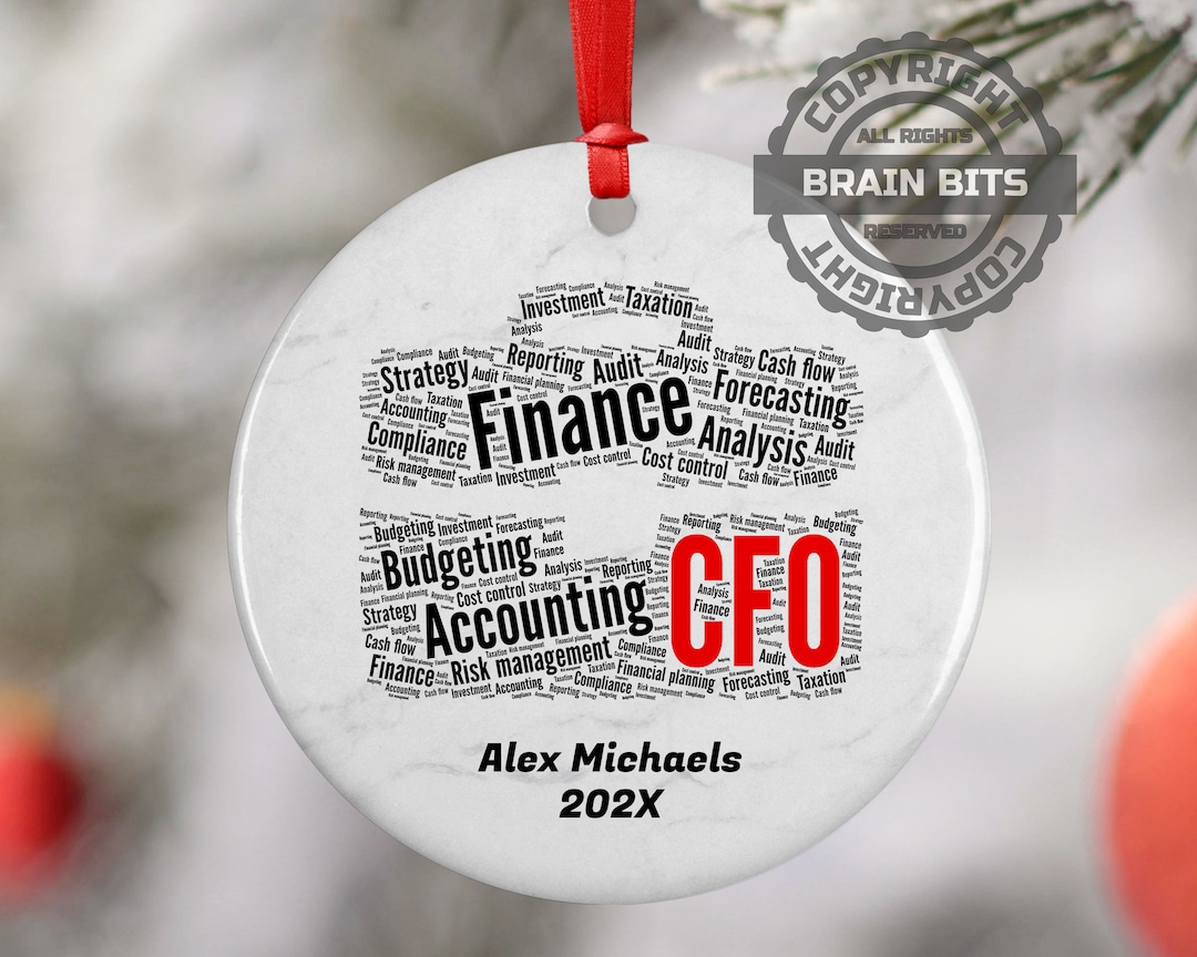 Chief Financial Officer CFO Personalized Christmas Ornament - Etsy