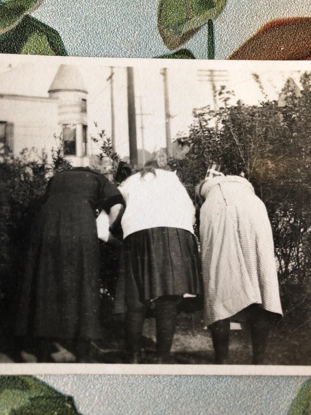 Antique Photo Original Victorian Snapshot Girls From Behind Fannies ...