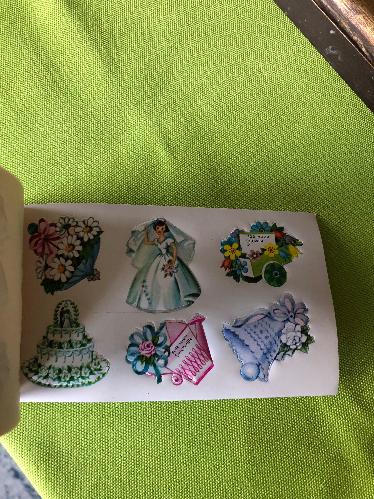 Vintage Dennison Wedding Shower Stickers Seals Crafting Scrapbooking - Etsy