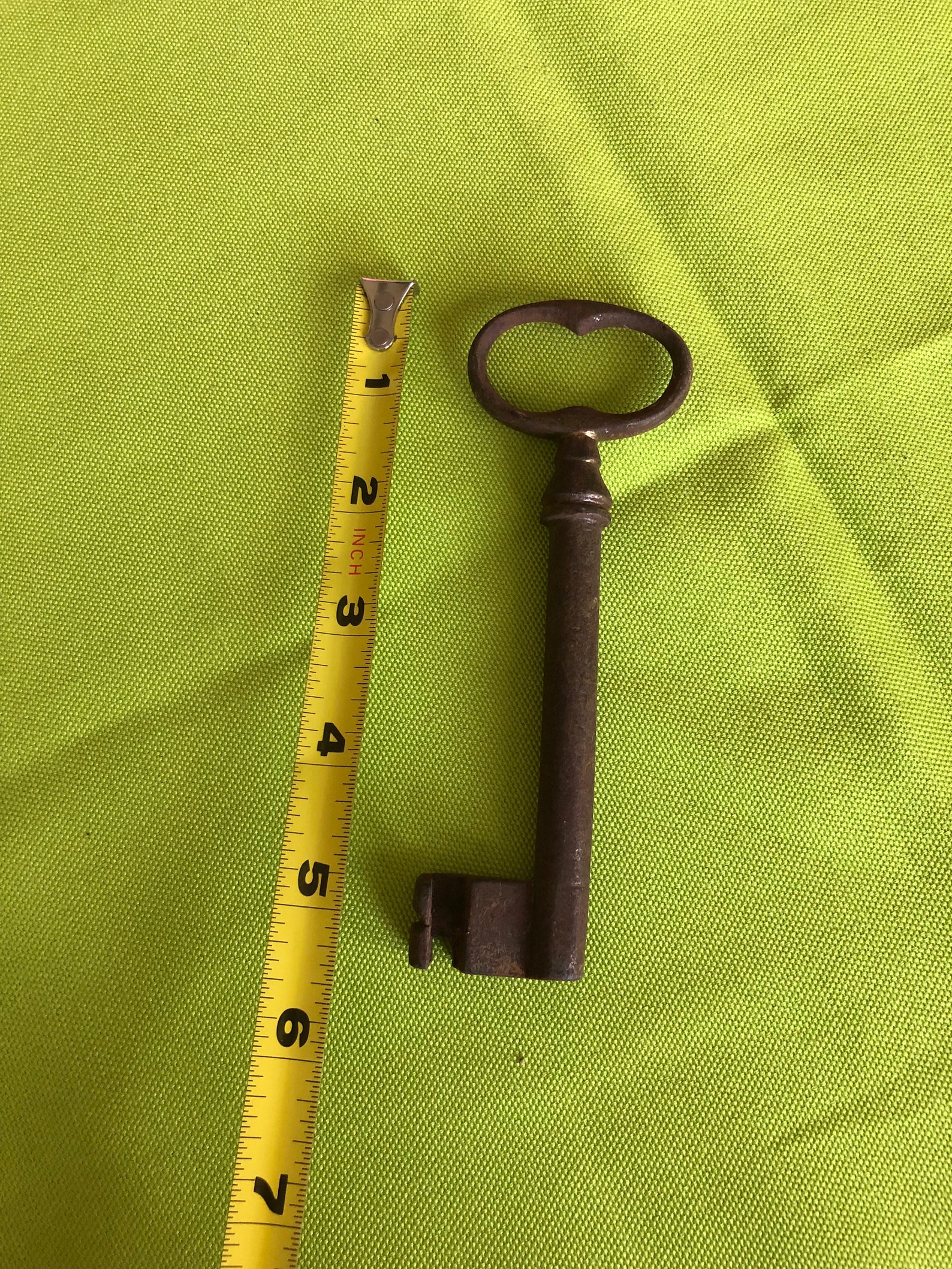 Huge Victorian Antique Door Key Heavy Metal Decor Patina - Etsy