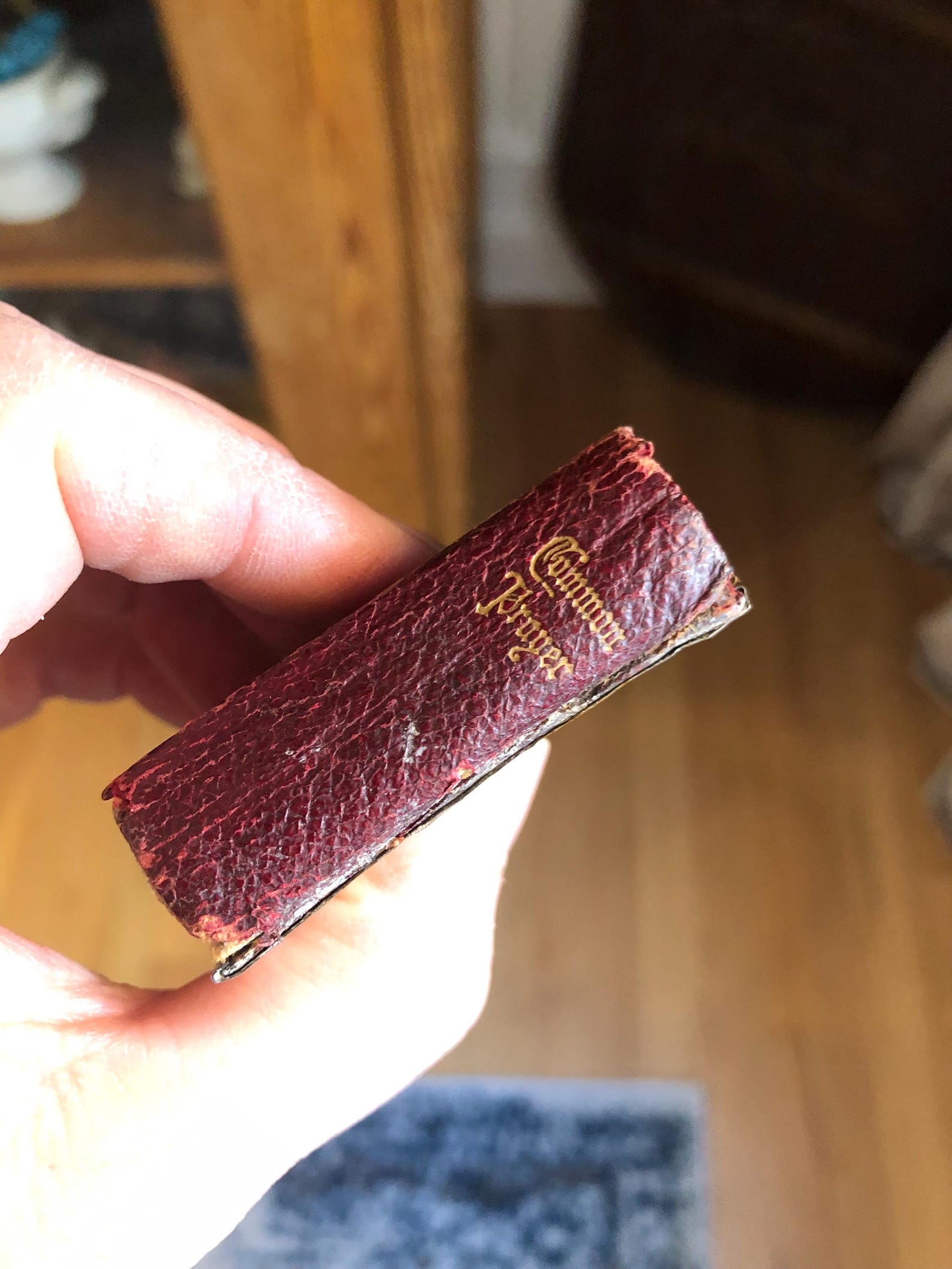 Antique Book Miniature Common Prayer With Sterling Silver Cover ...