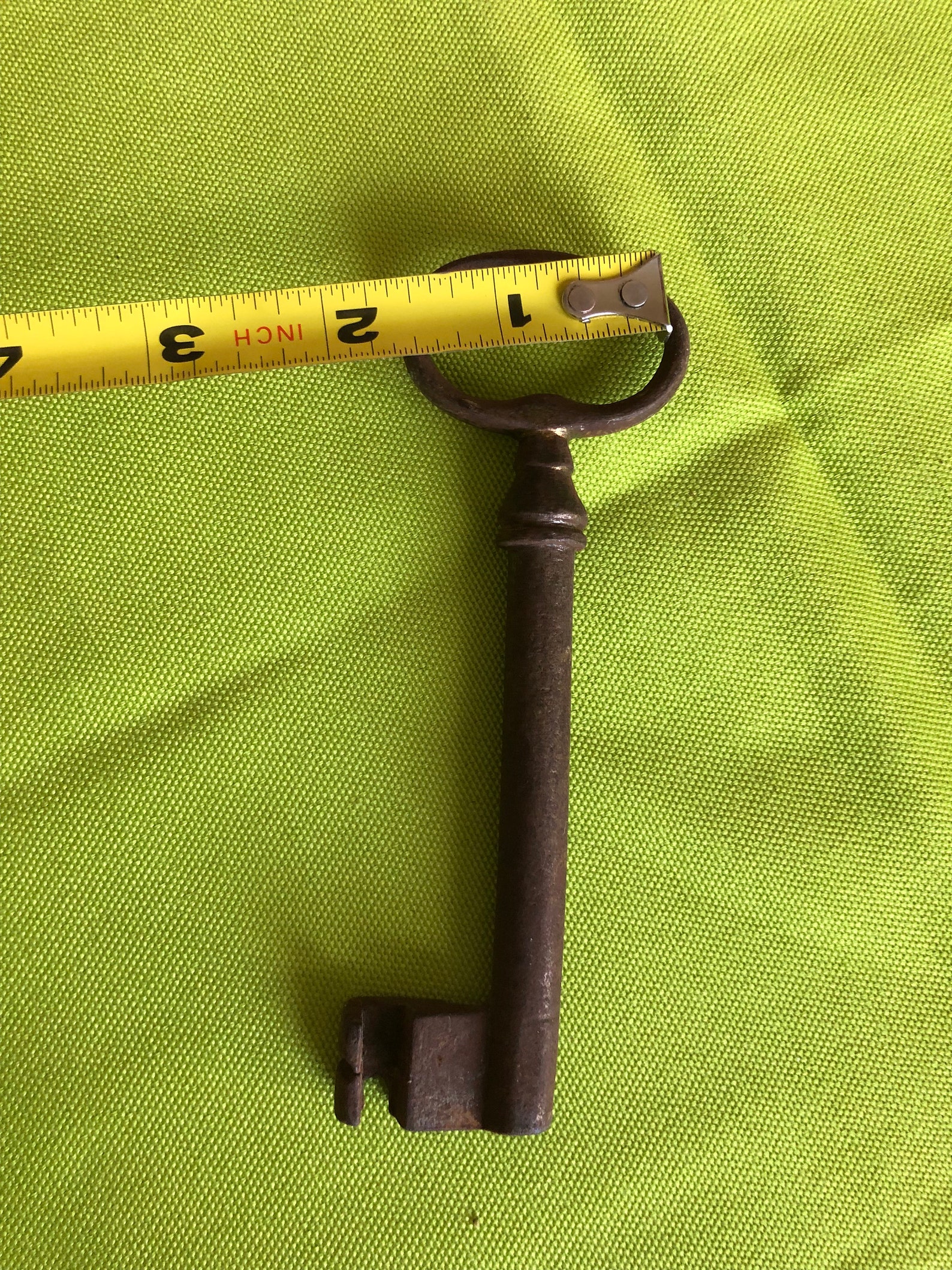 Huge Victorian Antique Door Key Heavy Metal Decor Patina - Etsy