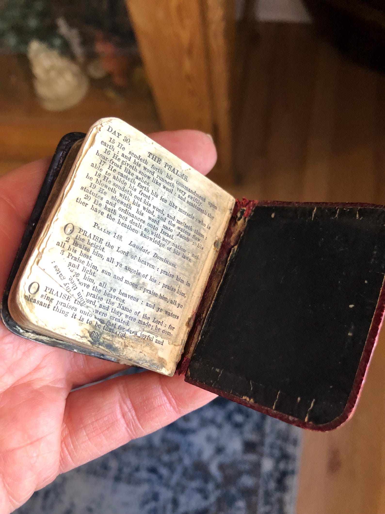 Antique Book Miniature Common Prayer With Sterling Silver Cover ...