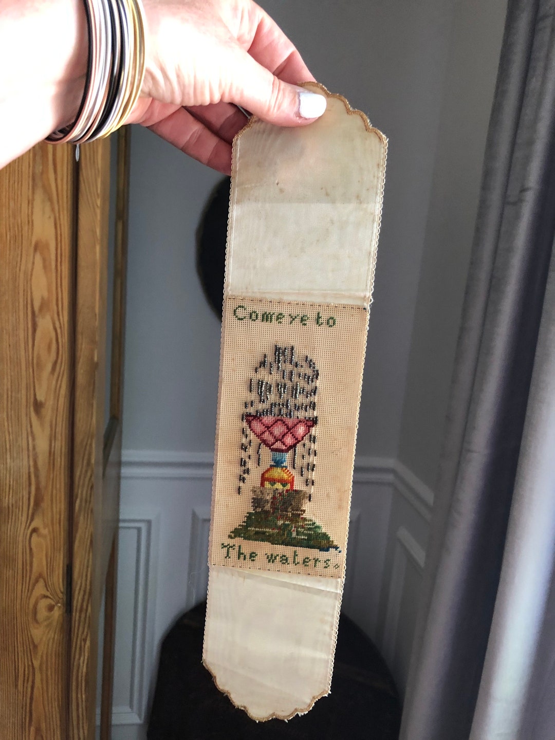 Wonderful Punch Paper Bookmark Perforated Paper Religious Come Ye to ...