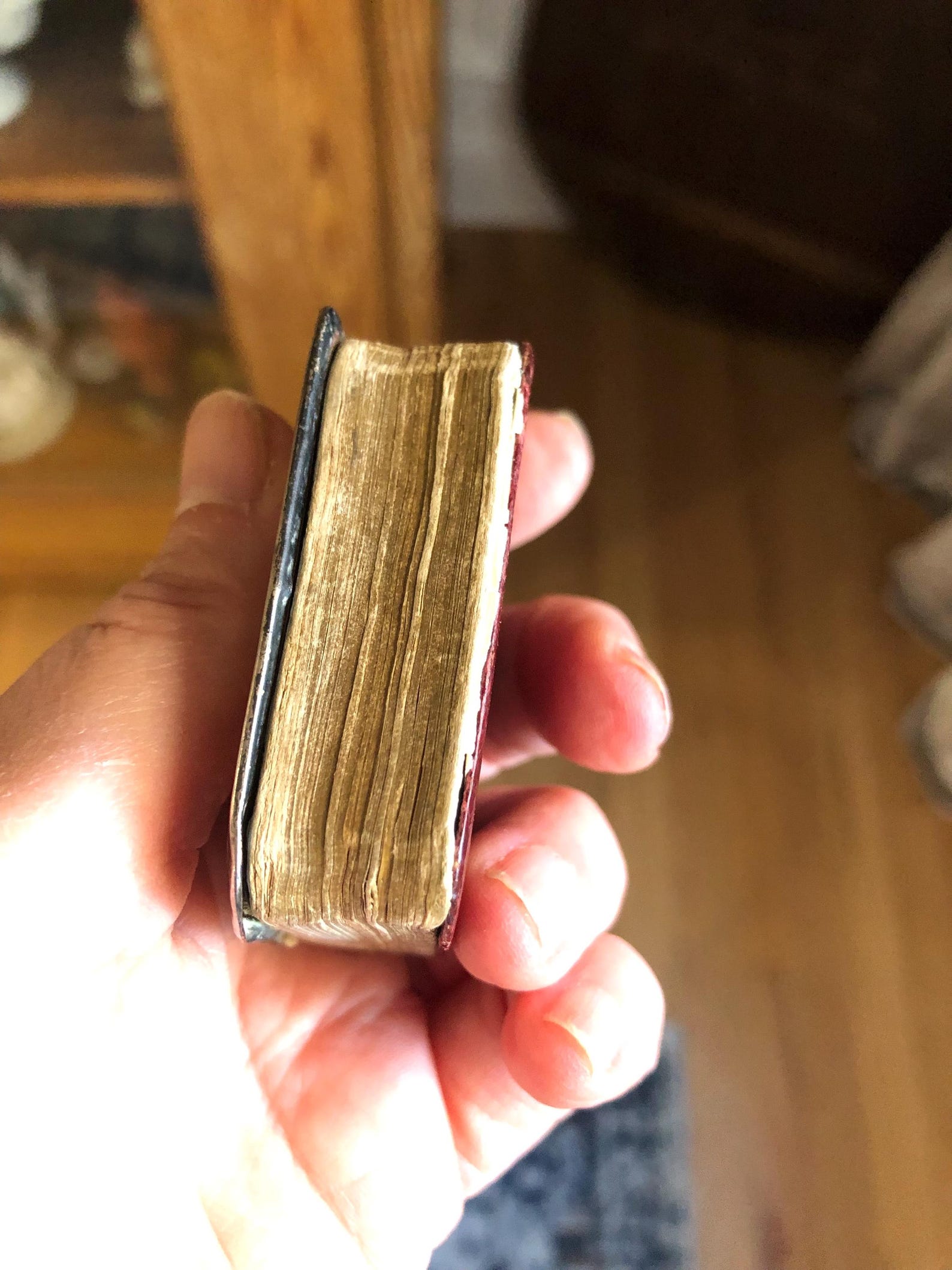 Antique Book Miniature Common Prayer With Sterling Silver Cover ...