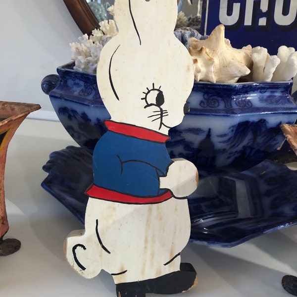 Hand Painted Bunny - Etsy