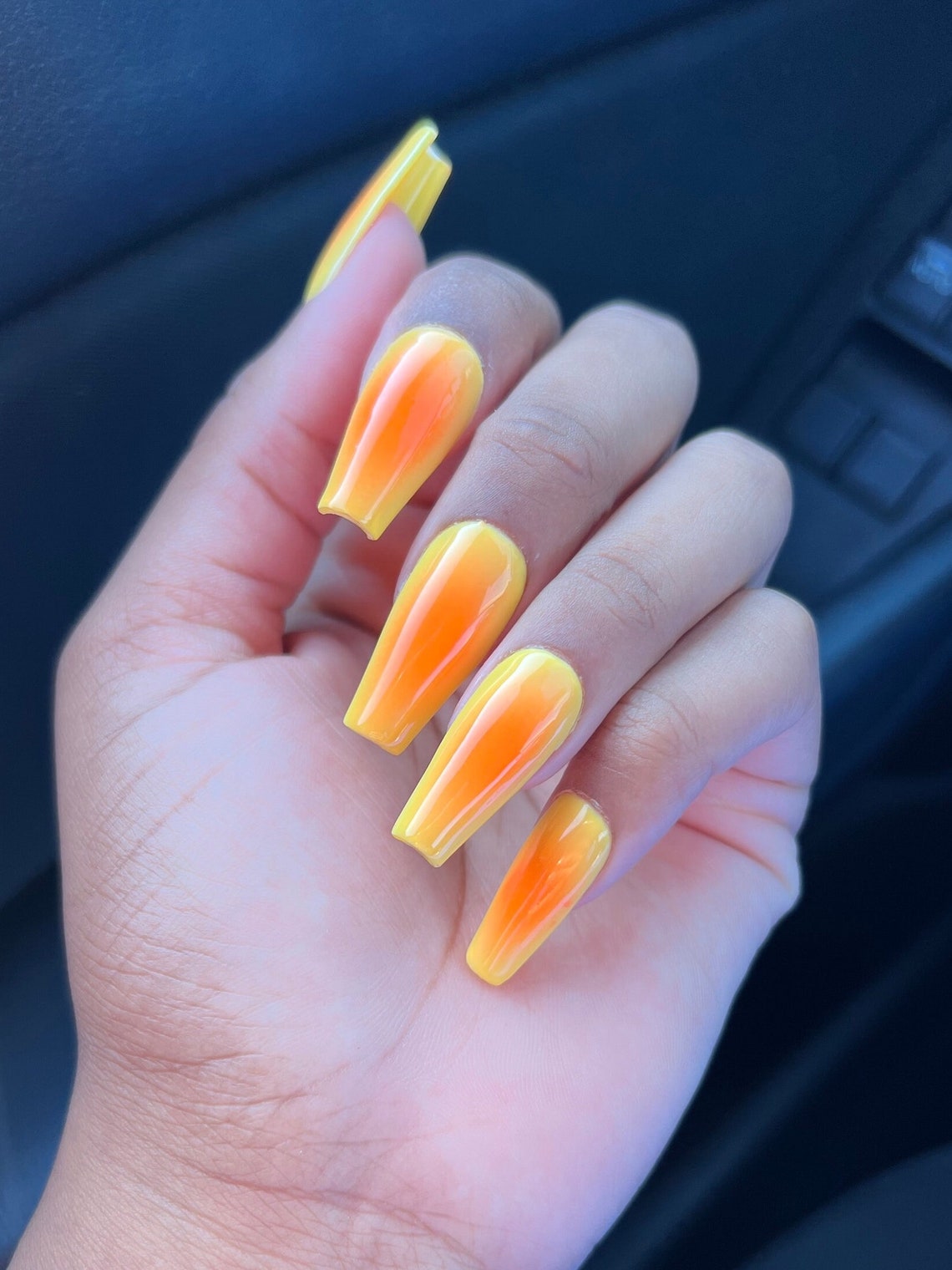 Summer Aura Nails - Etsy