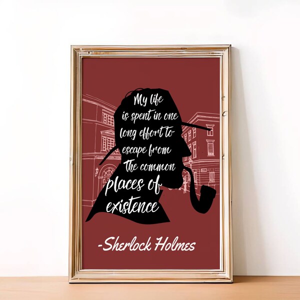Sherlock Printable - Etsy
