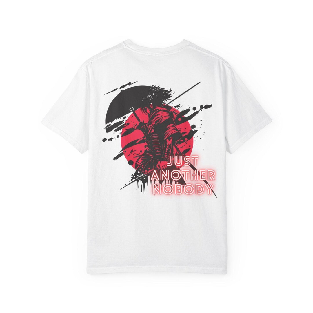 Samurai Just Another Nobody T-shirt | Japanese Sunset Illustration - Etsy