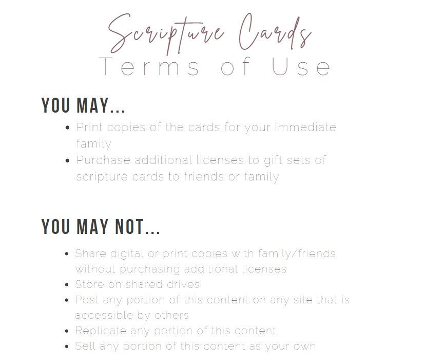 PRINTABLE SCRIPTURE Cards Book of Mormon Scripture Cards Digital ...