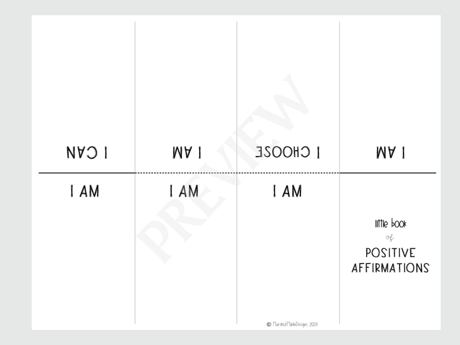 Positive Affirmations Mini Booklet Zine Therapy Counseling Coloring - Etsy