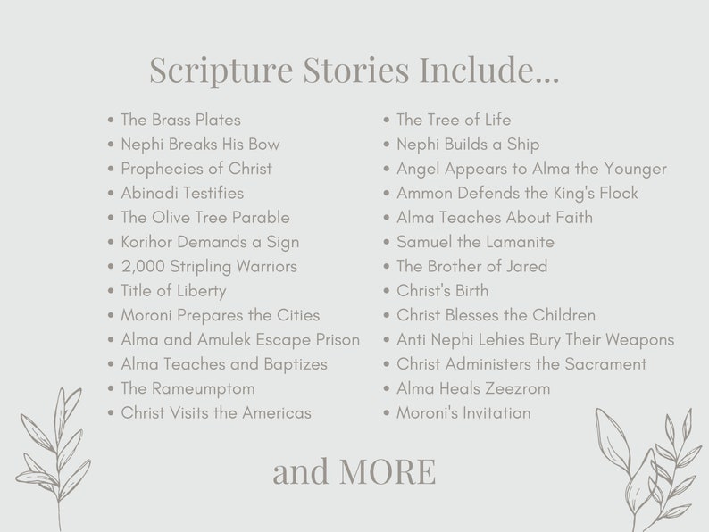 PRINTABLE SCRIPTURE Cards Book of Mormon Scripture Cards Digital ...