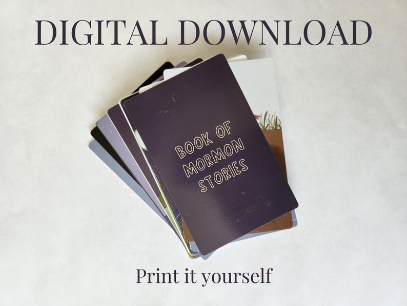 PRINTABLE SCRIPTURE Cards Book of Mormon Scripture Cards Digital ...