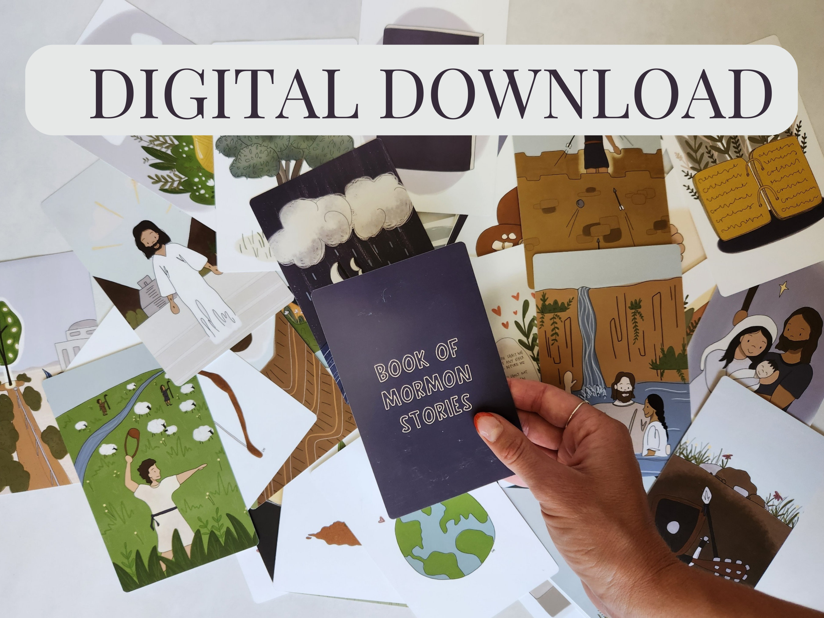 PRINTABLE SCRIPTURE Cards Book of Mormon Scripture Cards Digital ...