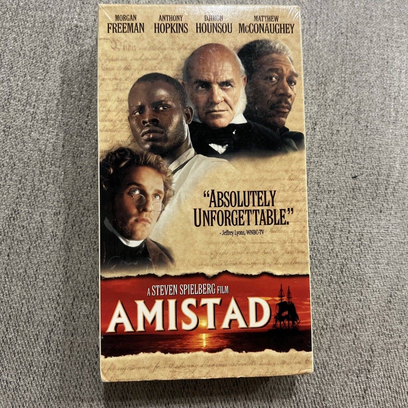 Amistad (1998) VHS Dreamworks Morgan Freeman Brand New Factory Sealed ...