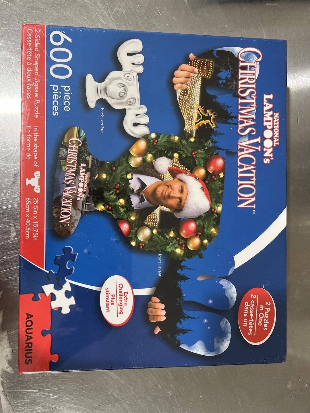 National Lampoons Christmas Vacation 600 Piece Jigsaw Puzzle 2 Sided ...