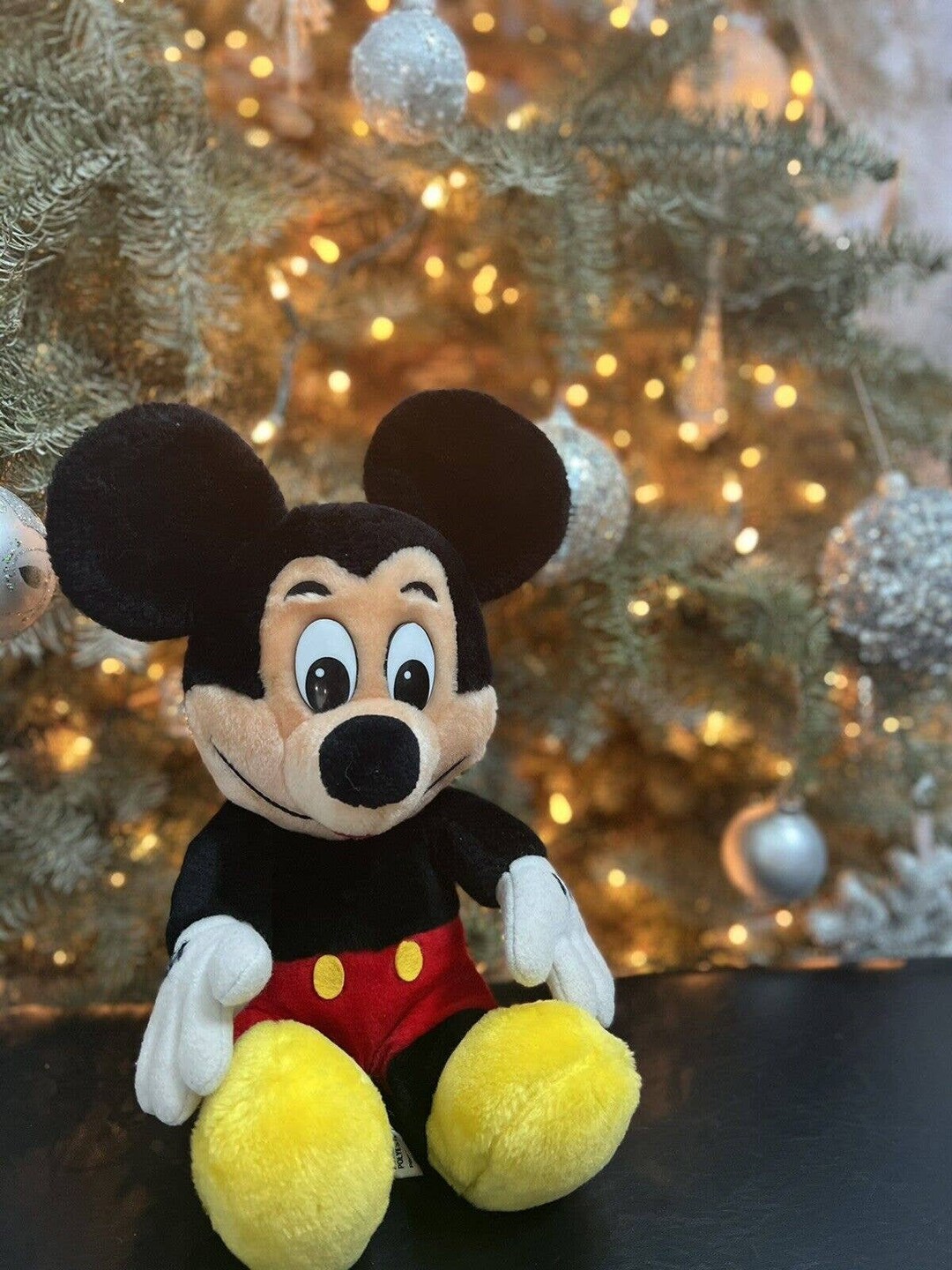 Seated Disneyland Walt Disney World Vintage Mickey Mouse Plush Stuffed ...
