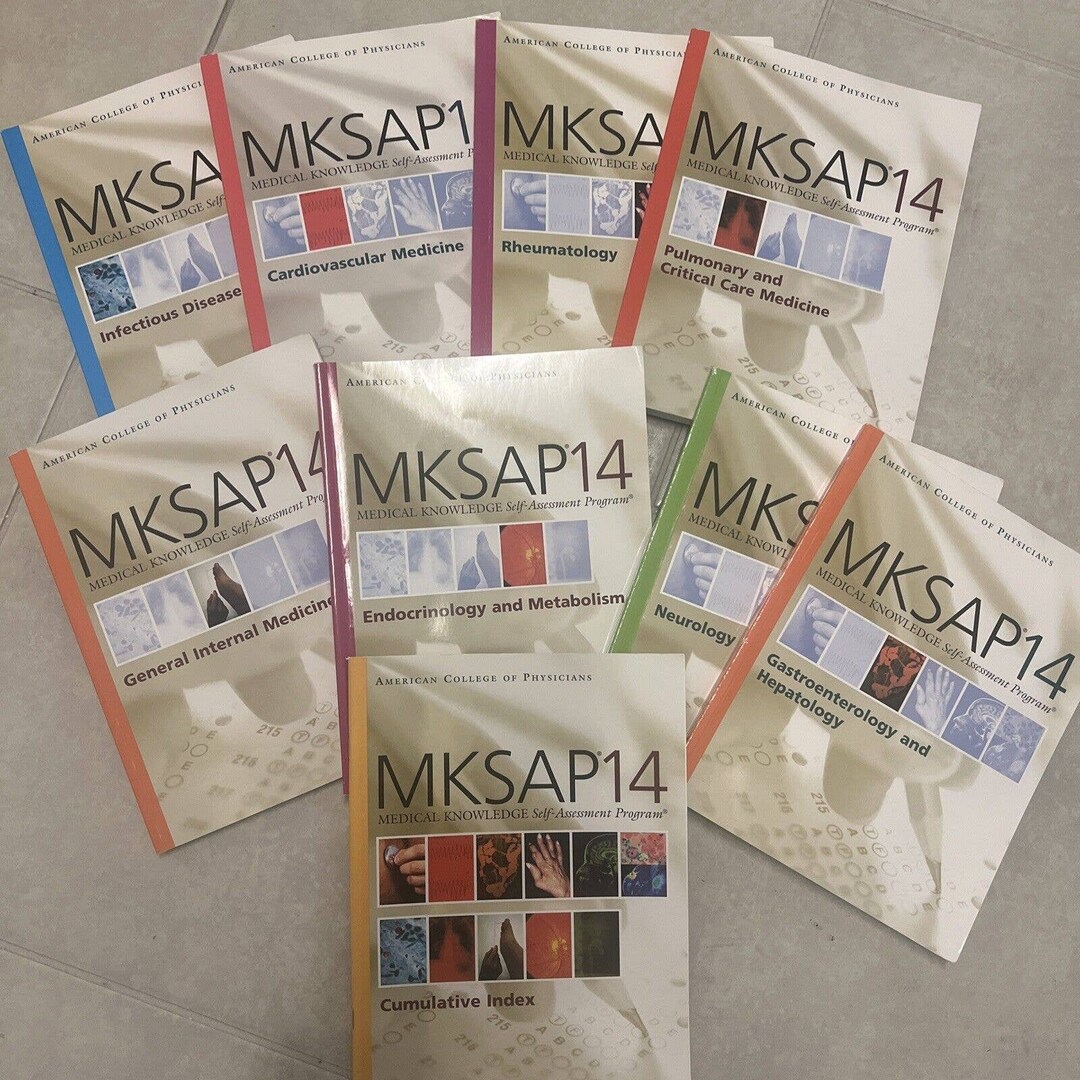 ACP MKSAP 14 Medical Knowledge Self-assessment Program 8 Lot ...