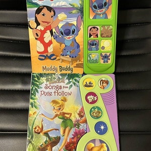 Tinkerbell and Lilo & Stitch Play a Sound RARE Lot of 2 - Etsy