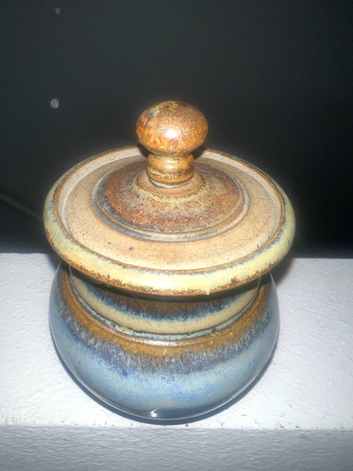 Rhodes Pottery Jar, Rhodes Stoneware Signed - Etsy