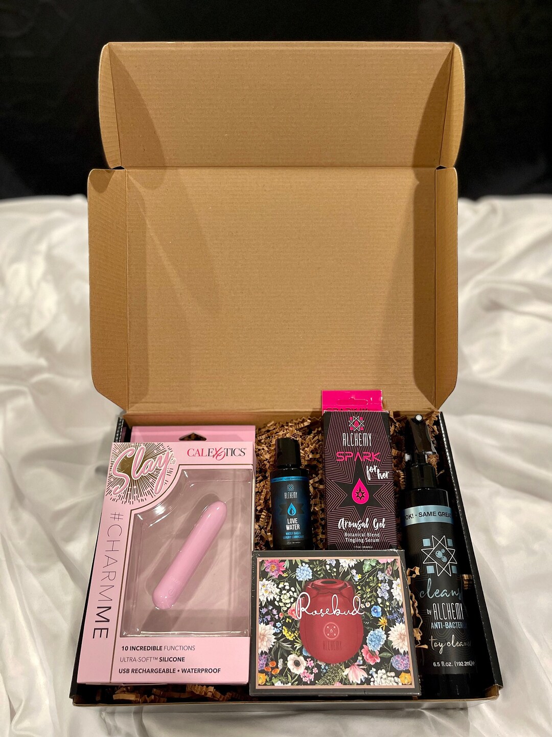 Mini Rosebud Pleasure Box, Adult Toy Box, Erotic Date Night, Valentines ...