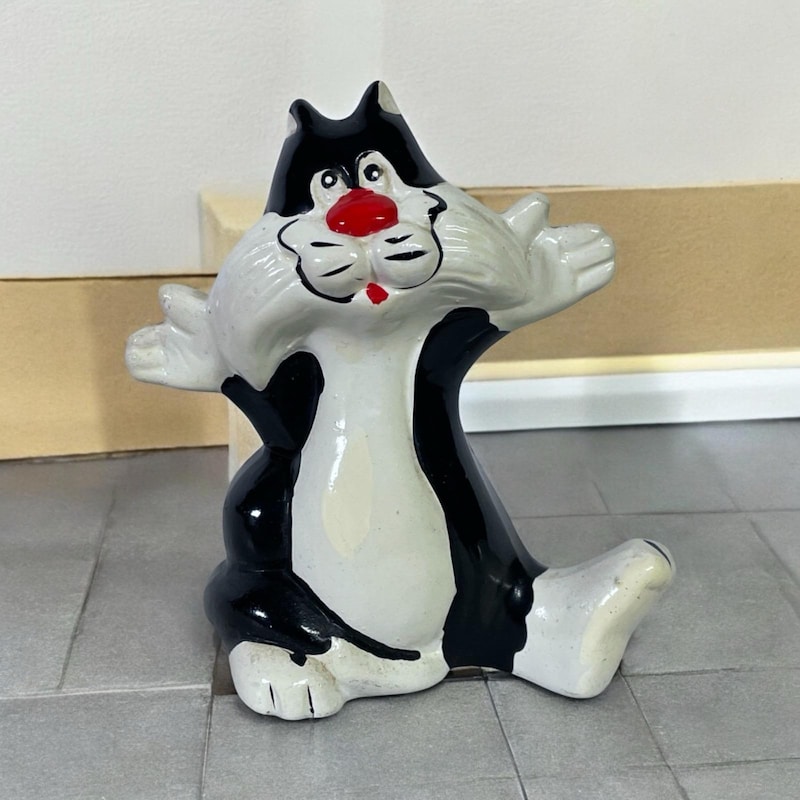 Piggy Bank Cat Vintage - Etsy