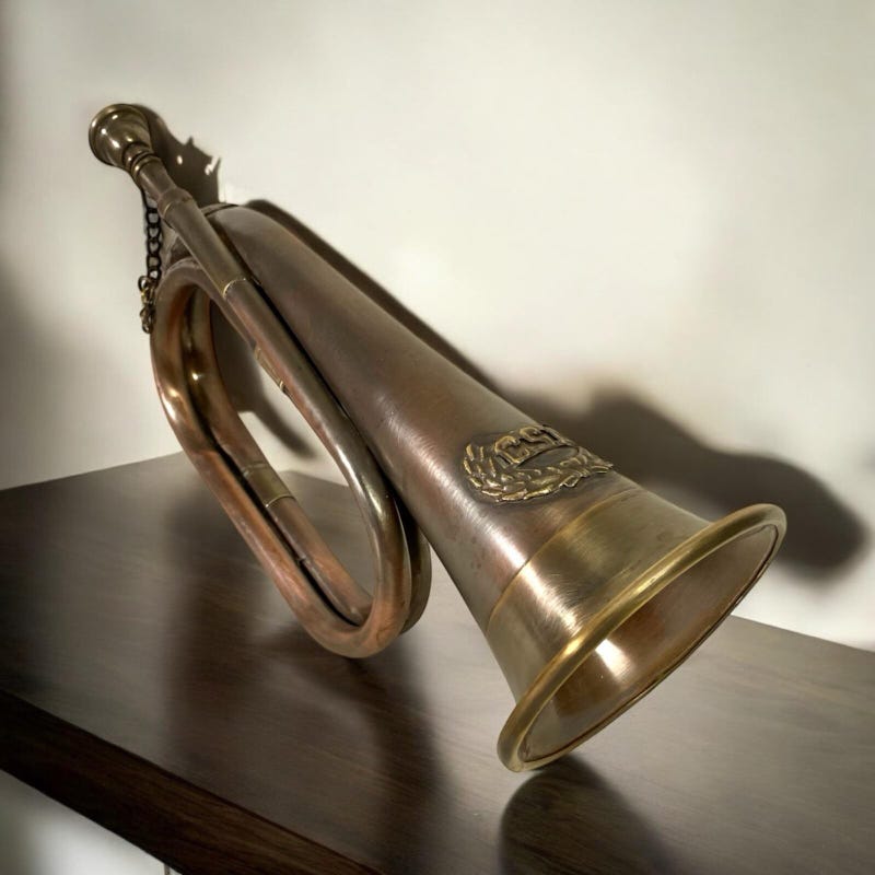 Vintage Military Bugle - Etsy