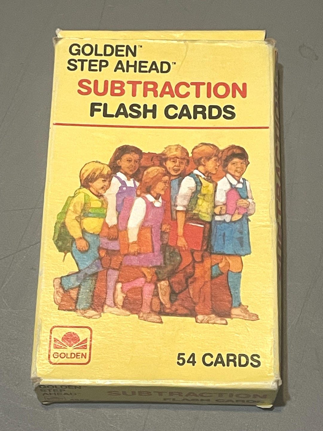 1984 Golden Step Ahead Multiplication Flash Cards 54 Cards Vintage Home ...