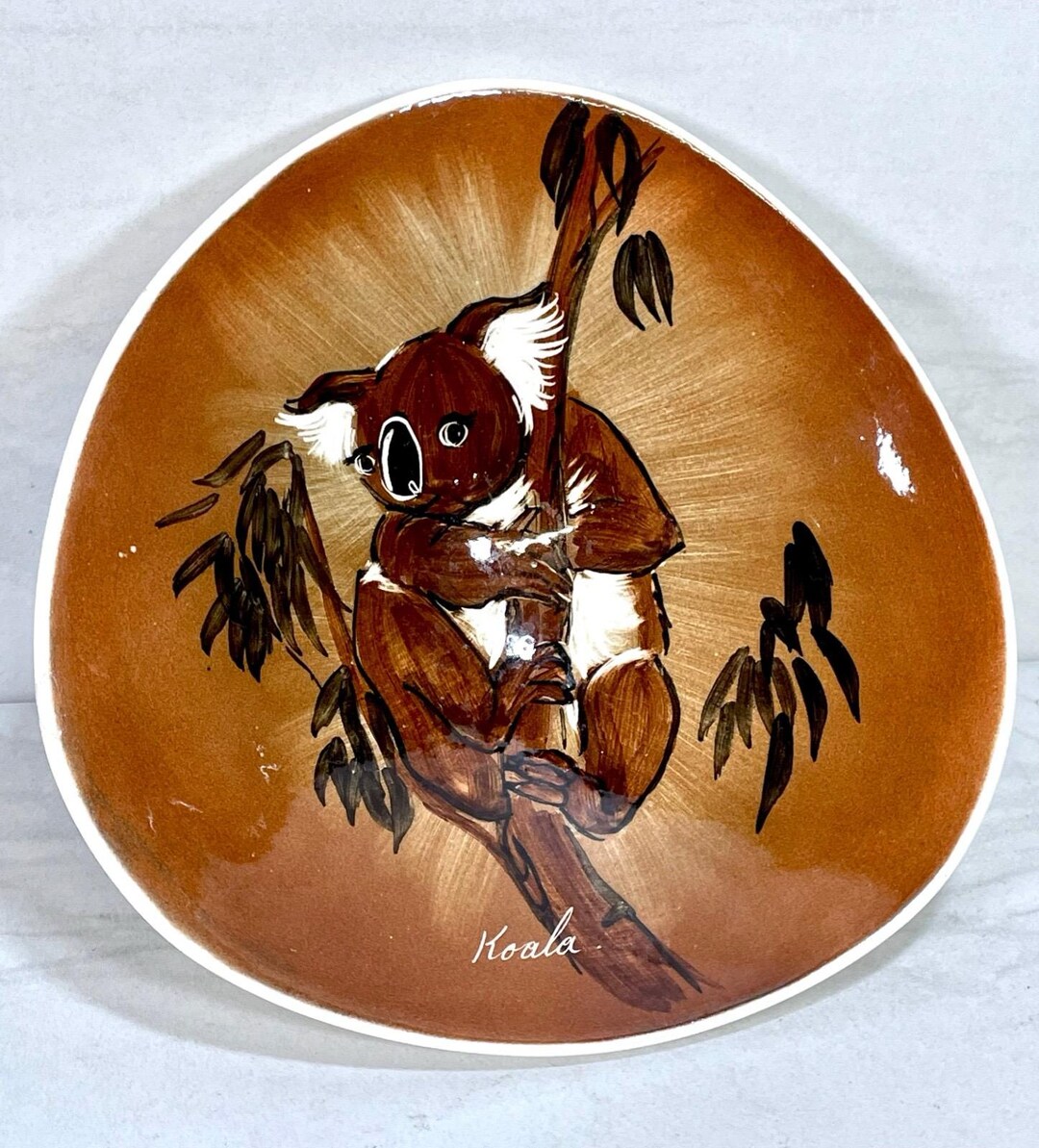 Vintage Australian Pottery Art Koala Bowl Dish - Etsy