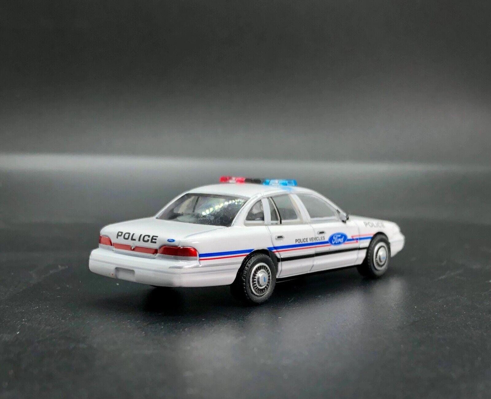 1993 Ford Crown Victoria Police Interceptor Model Car 1/64 Diecast ...