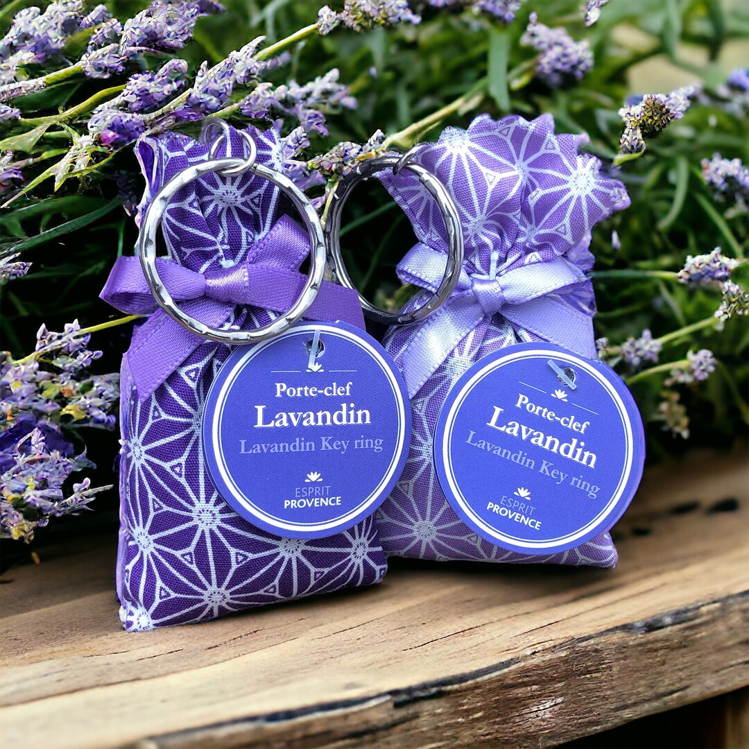 2 Lavender Flowers Sachets Keychains From Provence - Etsy