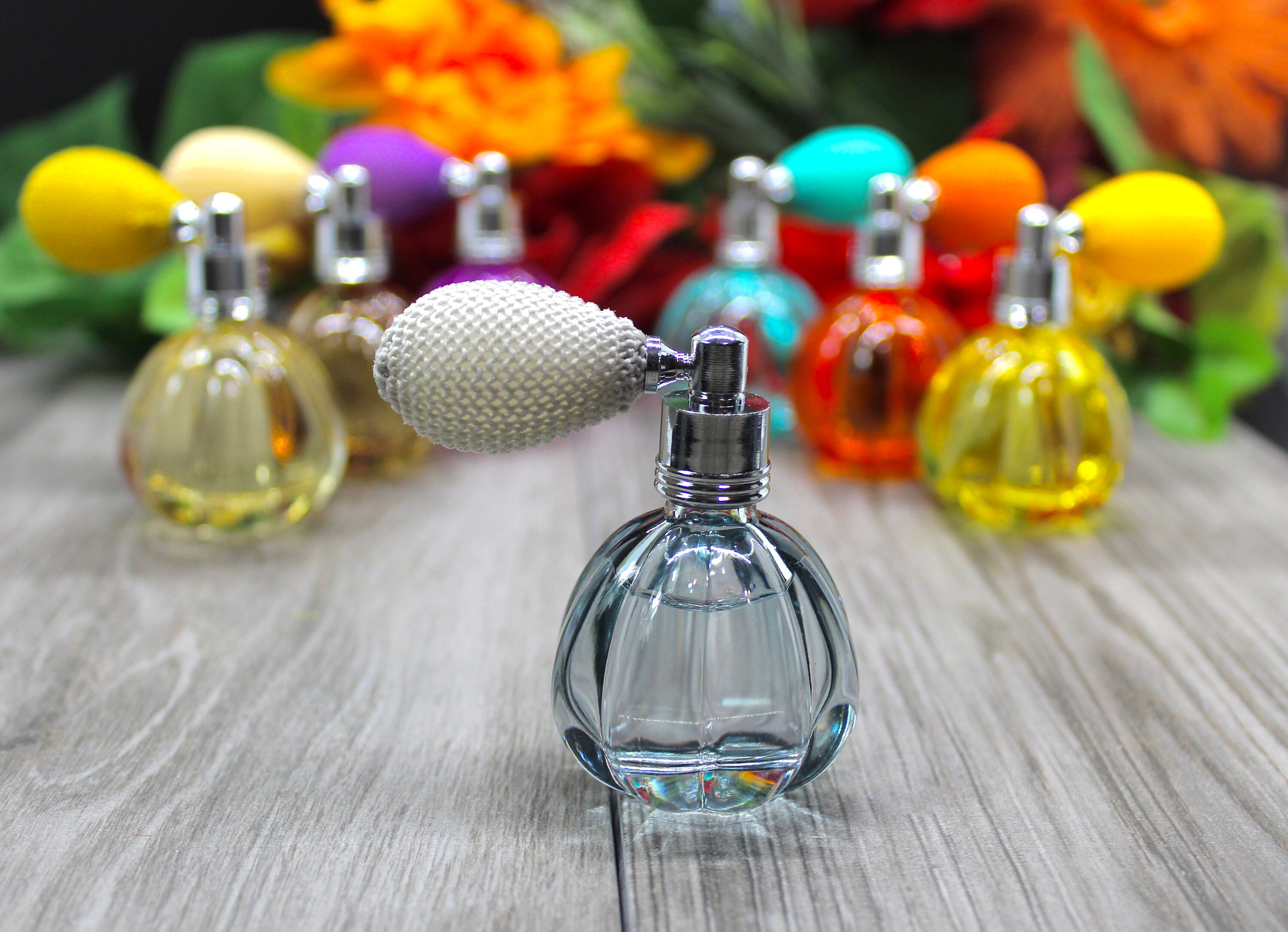 COTTON FLOWER French Eau De Toilette in Retro Glass Spray Floral ...