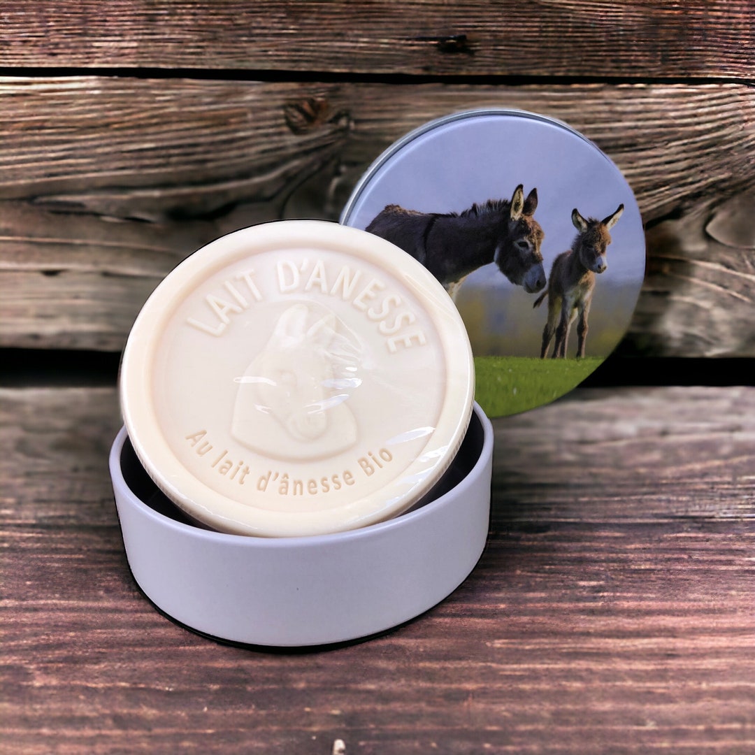 Extra Gentle Soap With 2% Organic Donkey Milk in Tin Box - Etsy