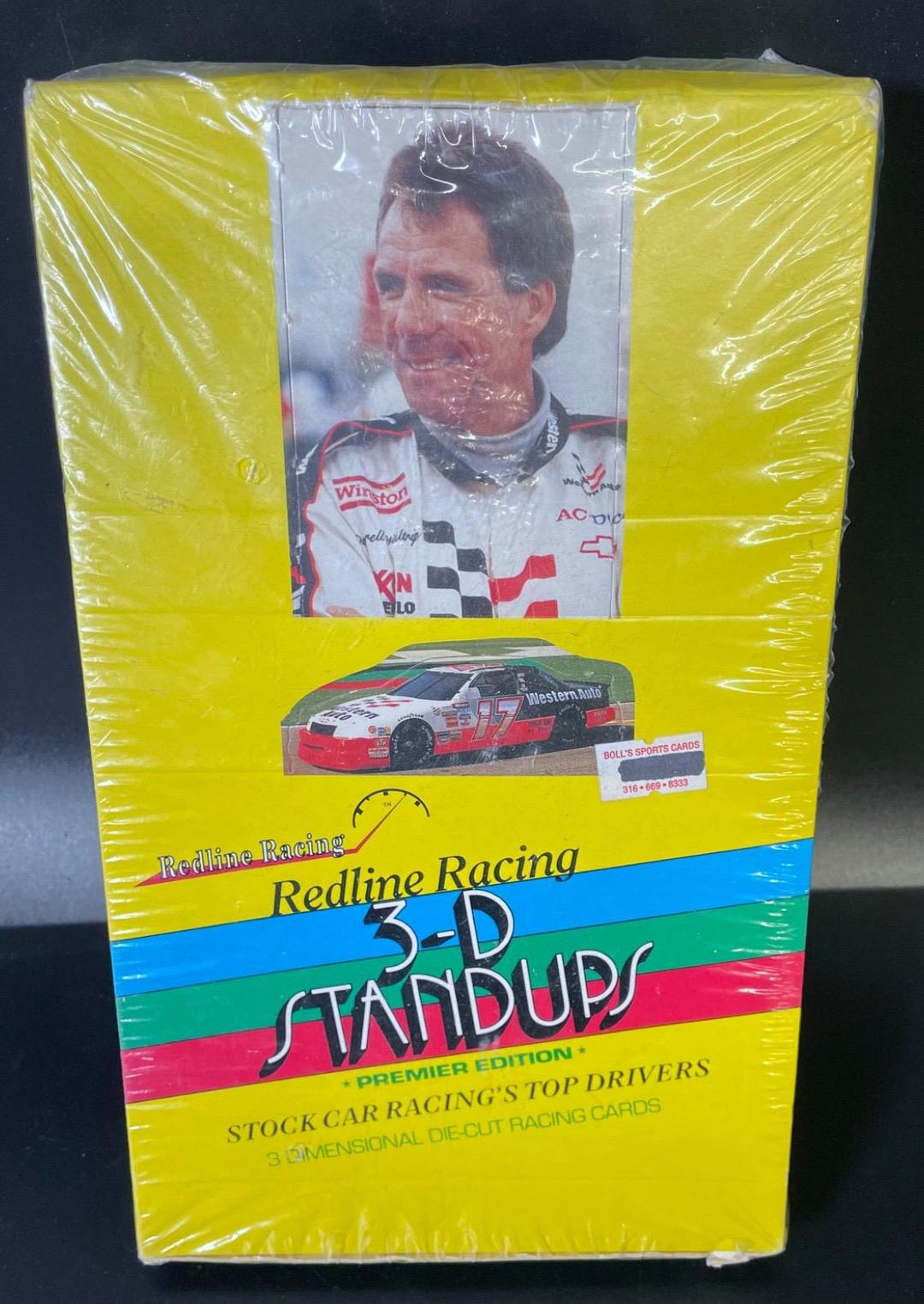 Sealed 1992 Vtg Redline Racing 3D Standups Die-cut Racing Cards 48 Pack ...