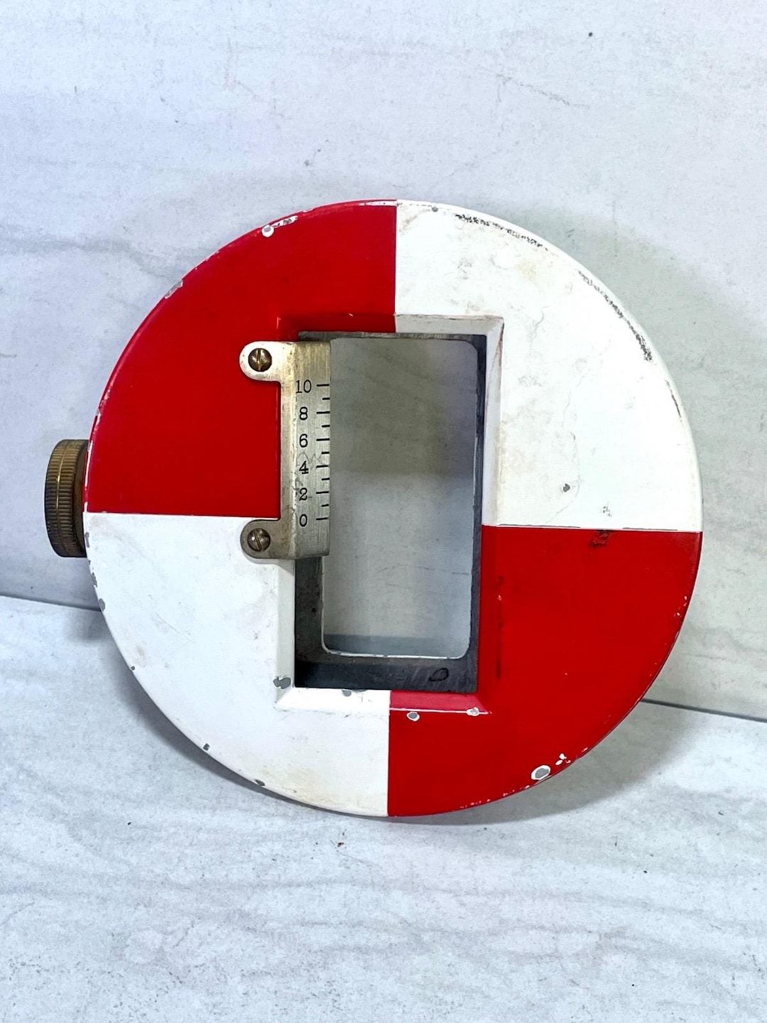 Vintage Keuffel & Esser (K E) Micrometer Survey Target - Marked K E Co ...