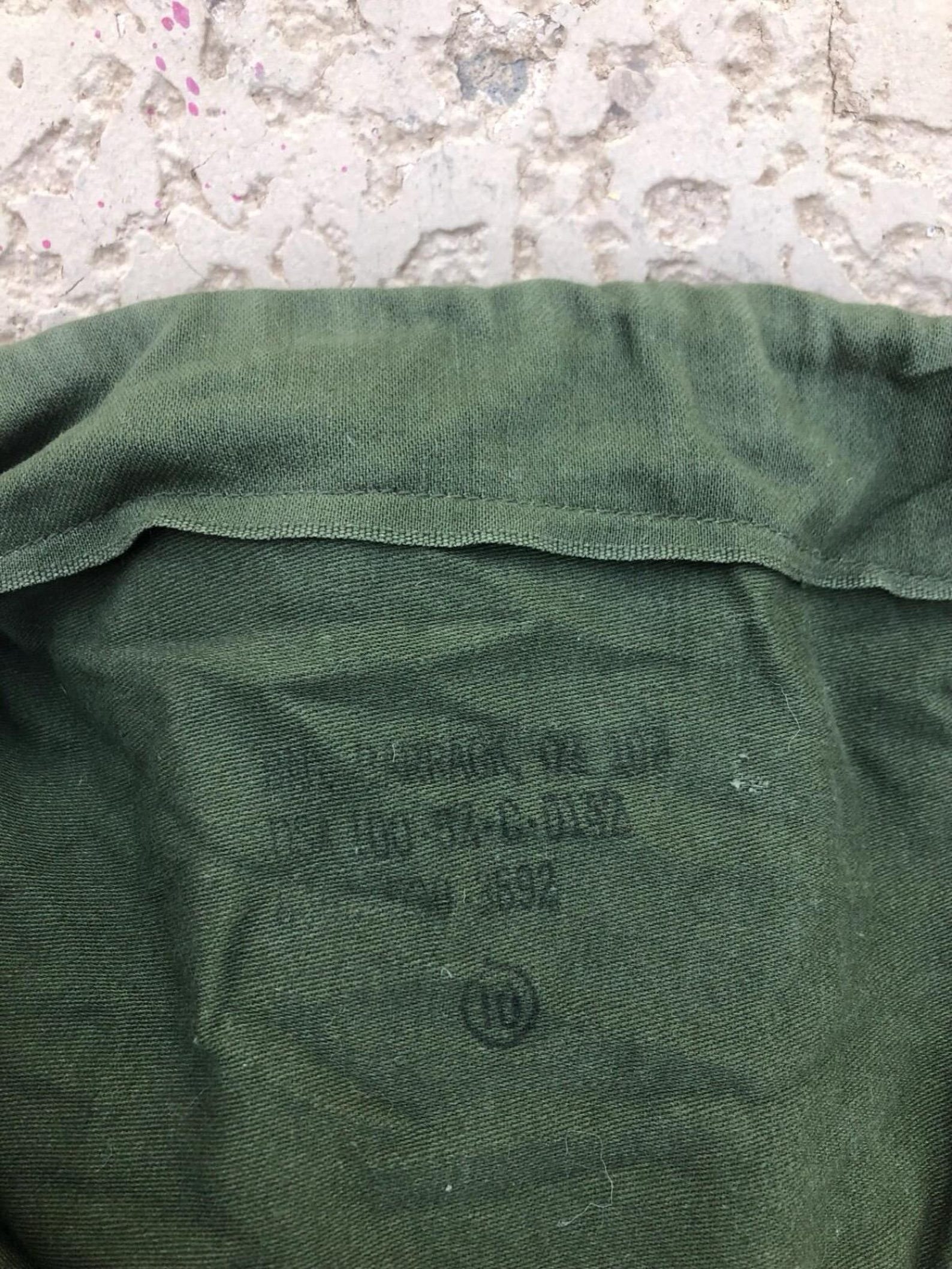 Vintage US Army Barrack Bag: 1960s OG-107 Cotton Sateen Duffel - Etsy