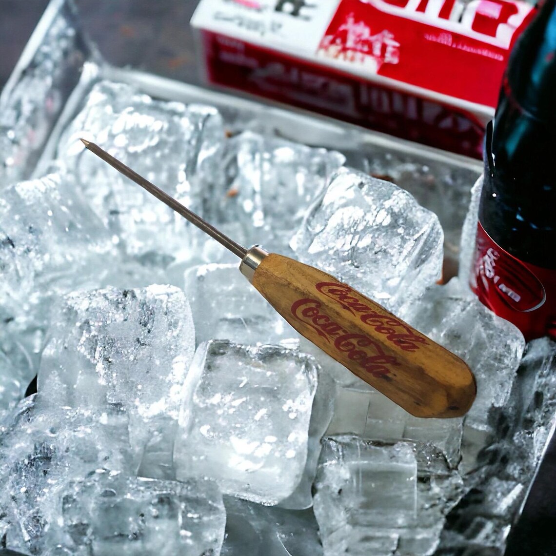 Vintage Coca Cola Ice Pick Vintage Style Wood Handle Collectible - Etsy