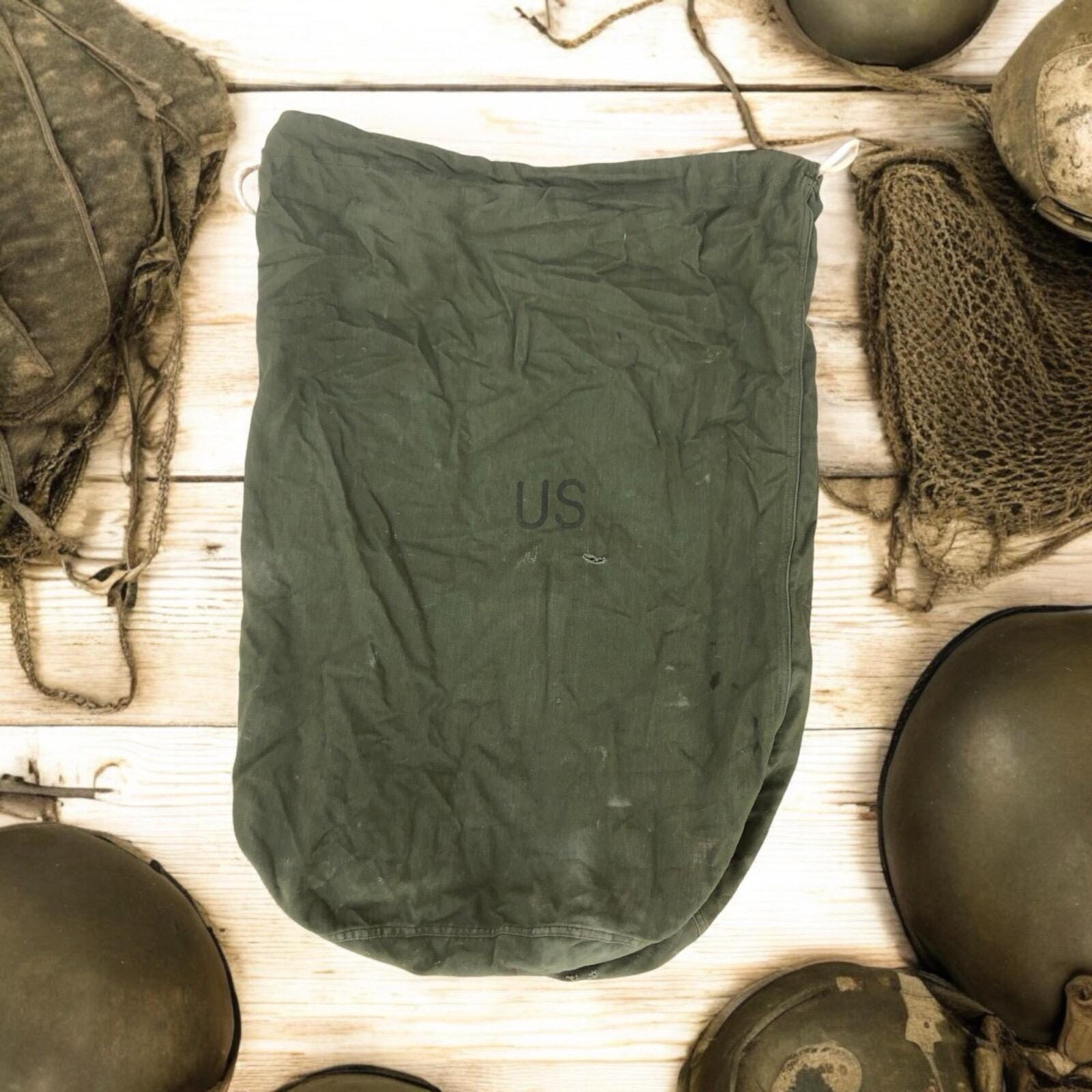 Vintage US Army Barrack Bag: 1960s OG-107 Cotton Sateen Duffel - Etsy