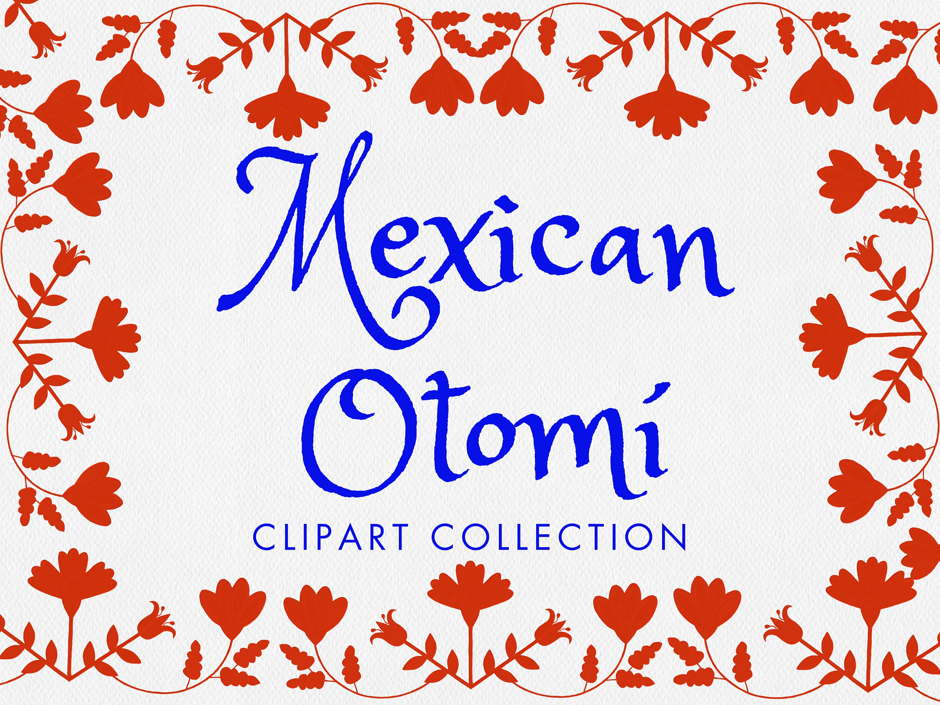 Mexican Otomi Clipart: Oil Overlays for Creative Projects | Clipart ...
