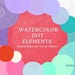30 Rainbow Watercolor Shapes, Clipart Designs, Watercolor Designs ...