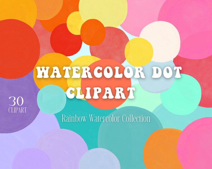 Watercolor Shapes Clipart - Shapes Clipart - Square Clipart - Triangle ...