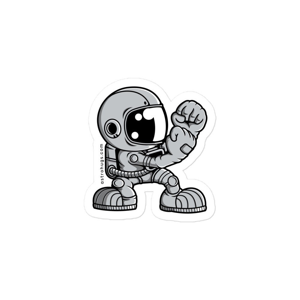 Astronaut Fighting Irish Bubble-free Stickers - Etsy