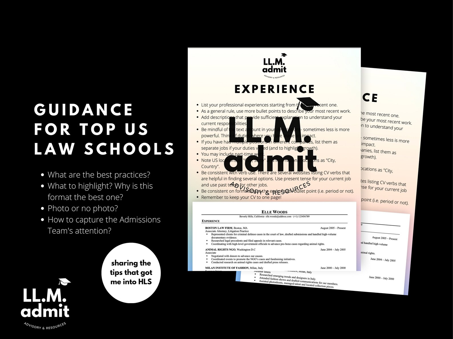 CV Law School Template | LL.M. Resume Template | J.D. Resume Template ...