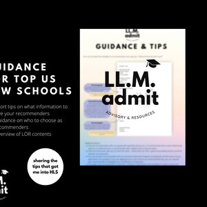 Letter of Recommendation LOR Law School Template | LL.M. Template | J.D ...