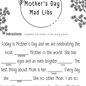 Mother's Day Game Bundle Pack I Mother's Day Printable Game I Kid's and ...