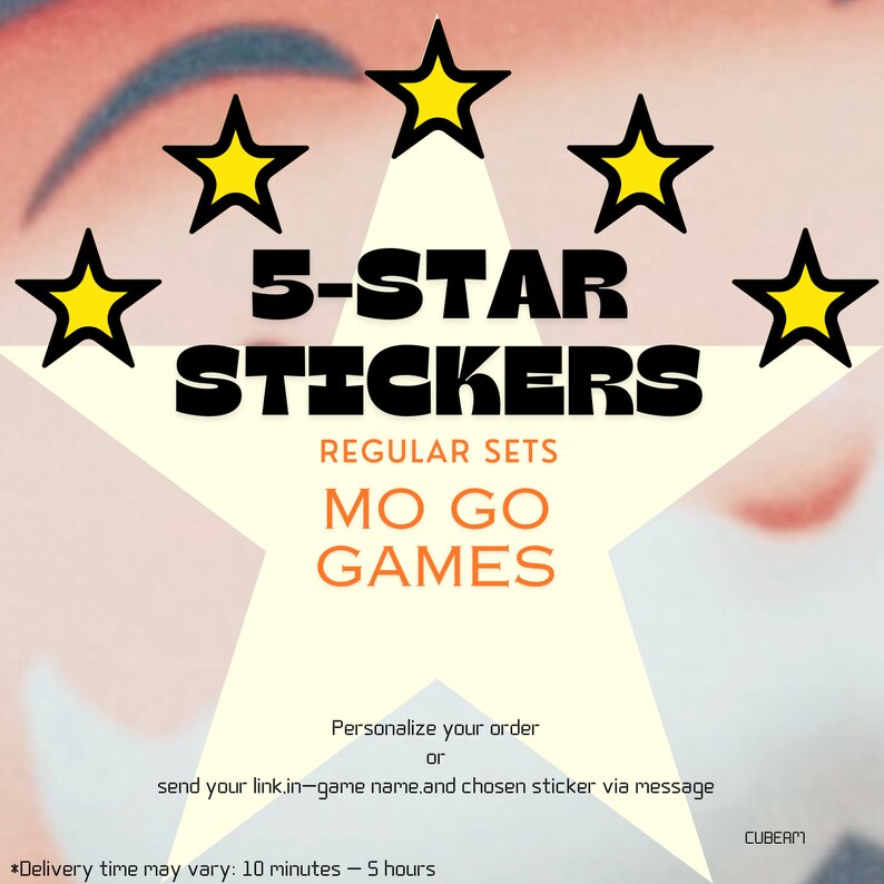 Any 5-star Sticker - Etsy