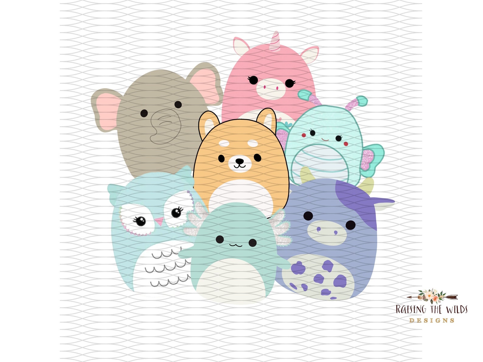 Pastel Squish PNG Instant Download Print Then Cut Squishy - Etsy