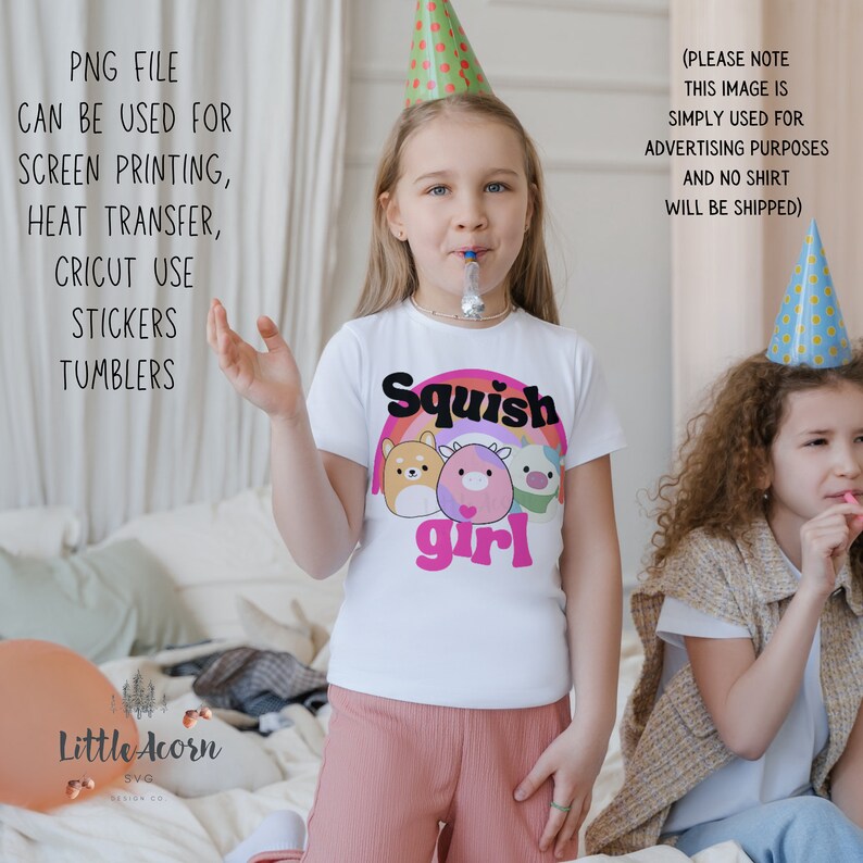 Squish Girl Print Then Cut PNG, Instant Download Squishy Birthday GIRL ...