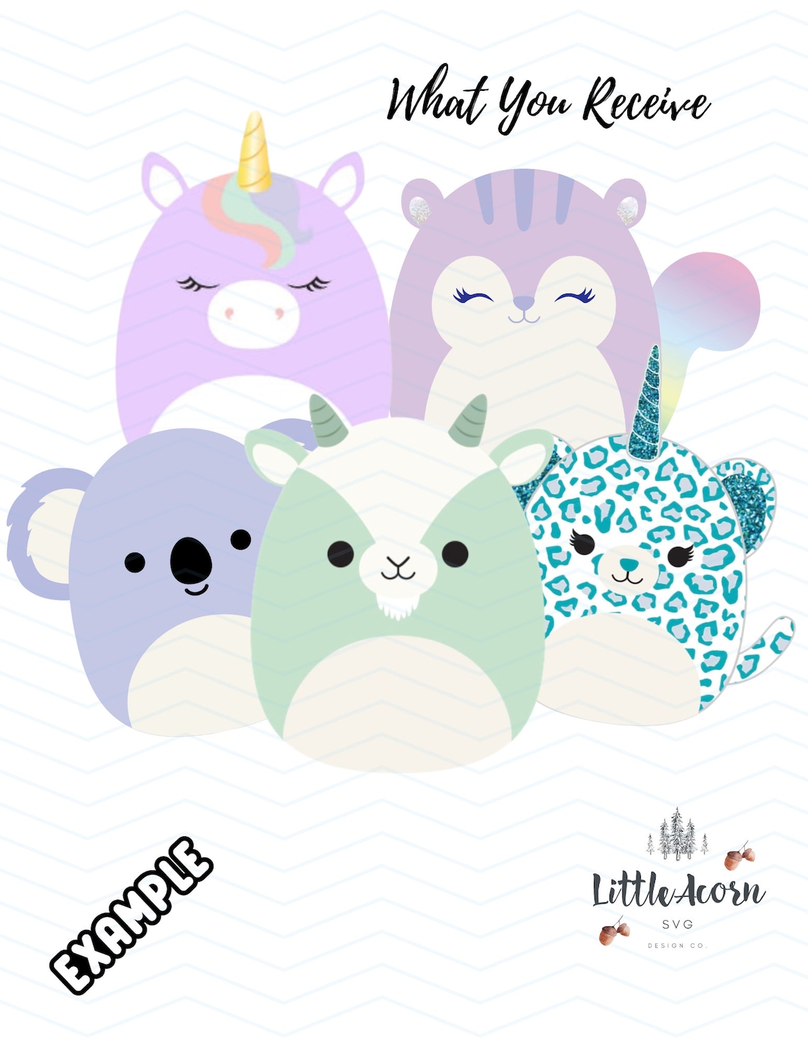 Squish PNG Print Then Cut, Instant Download Squishy, Purple, Animals ...